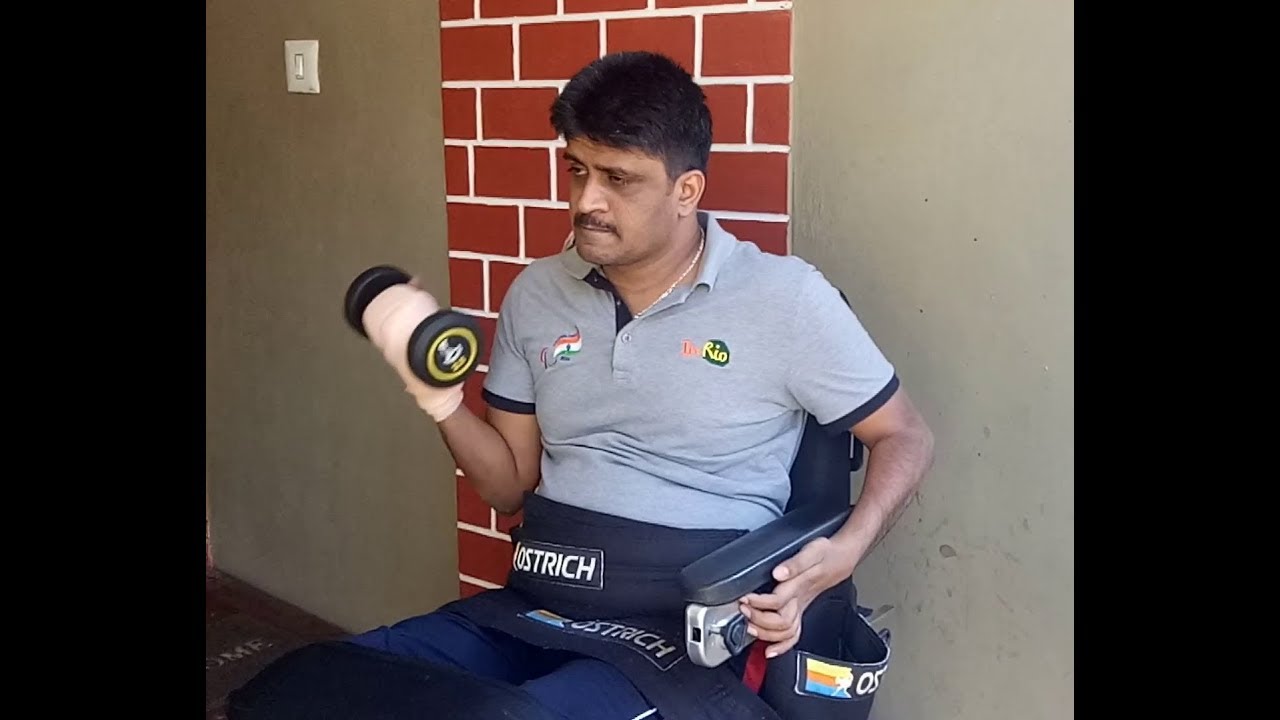 Dumbbell Workout Routine for Wheelchair Users | Anantha Rao Athlete | # ...