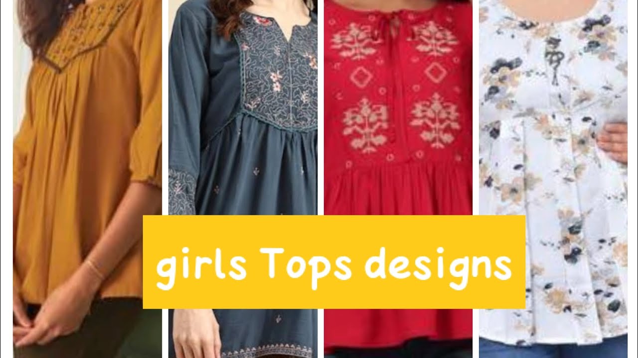 Girls Top designs| little girls top styles | tops ideas - YouTube