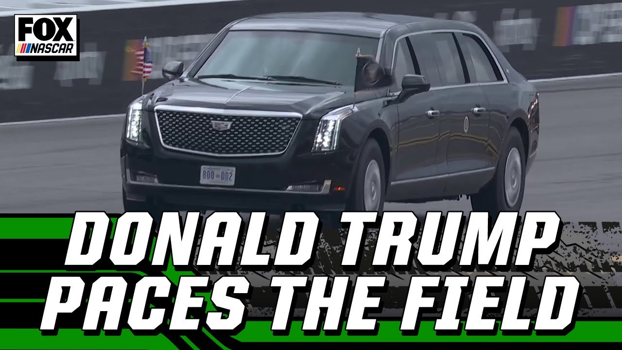 President Donald Trump paces the field at Daytona 500 | NASCAR on FOX ...