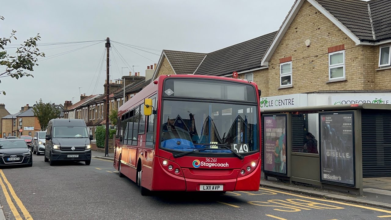 The Final Day of London Bus Route 549 In Service - YouTube