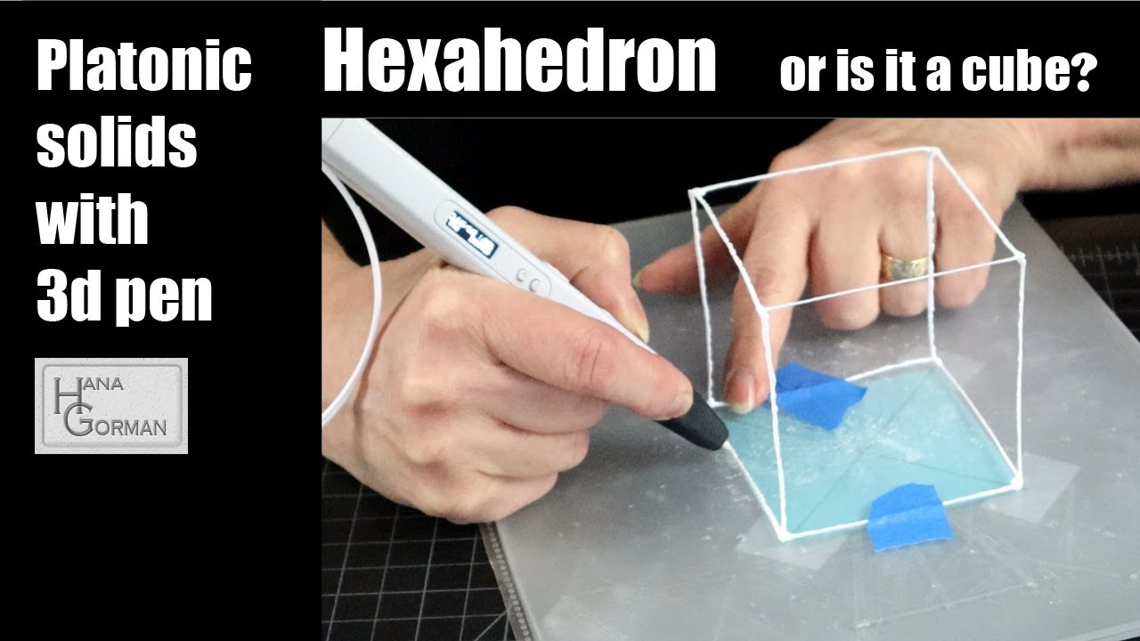 The easiest way to make a cube with 3d pen - YouTube