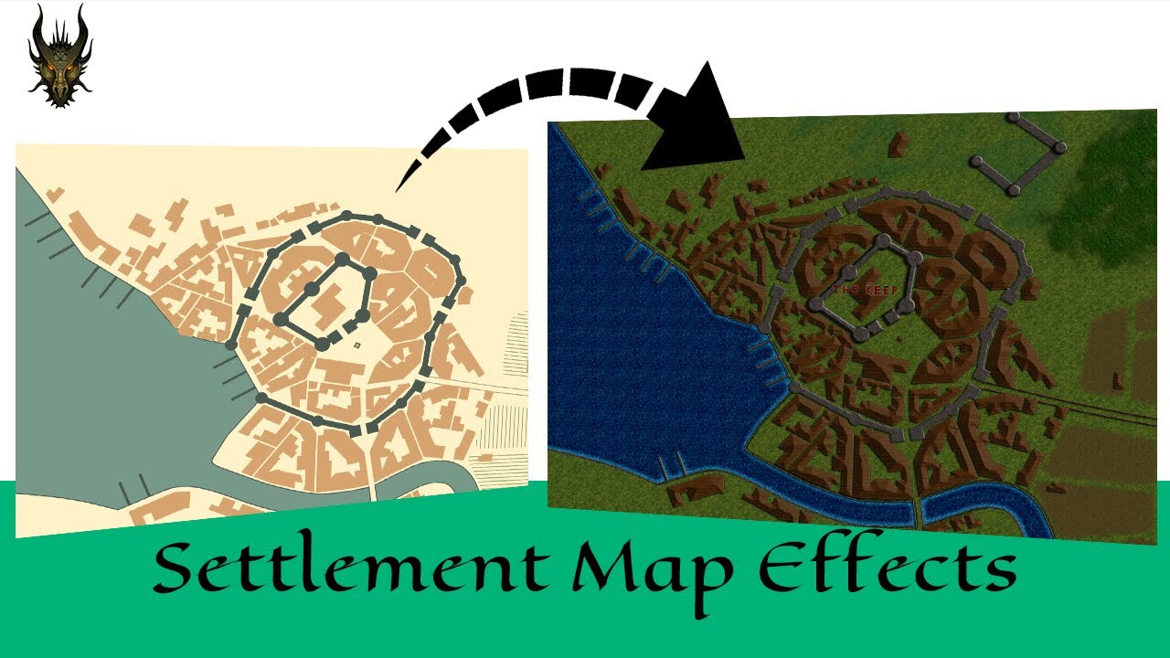 Map Painting 10 - Settlement Map Effects - YouTube