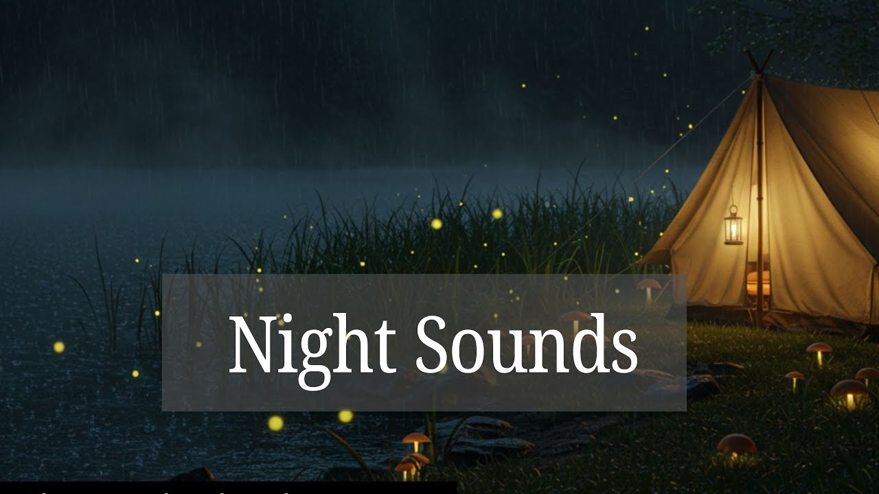 Relaxing Piano Music with Night Sounds for Sleep, Study & Meditation ...