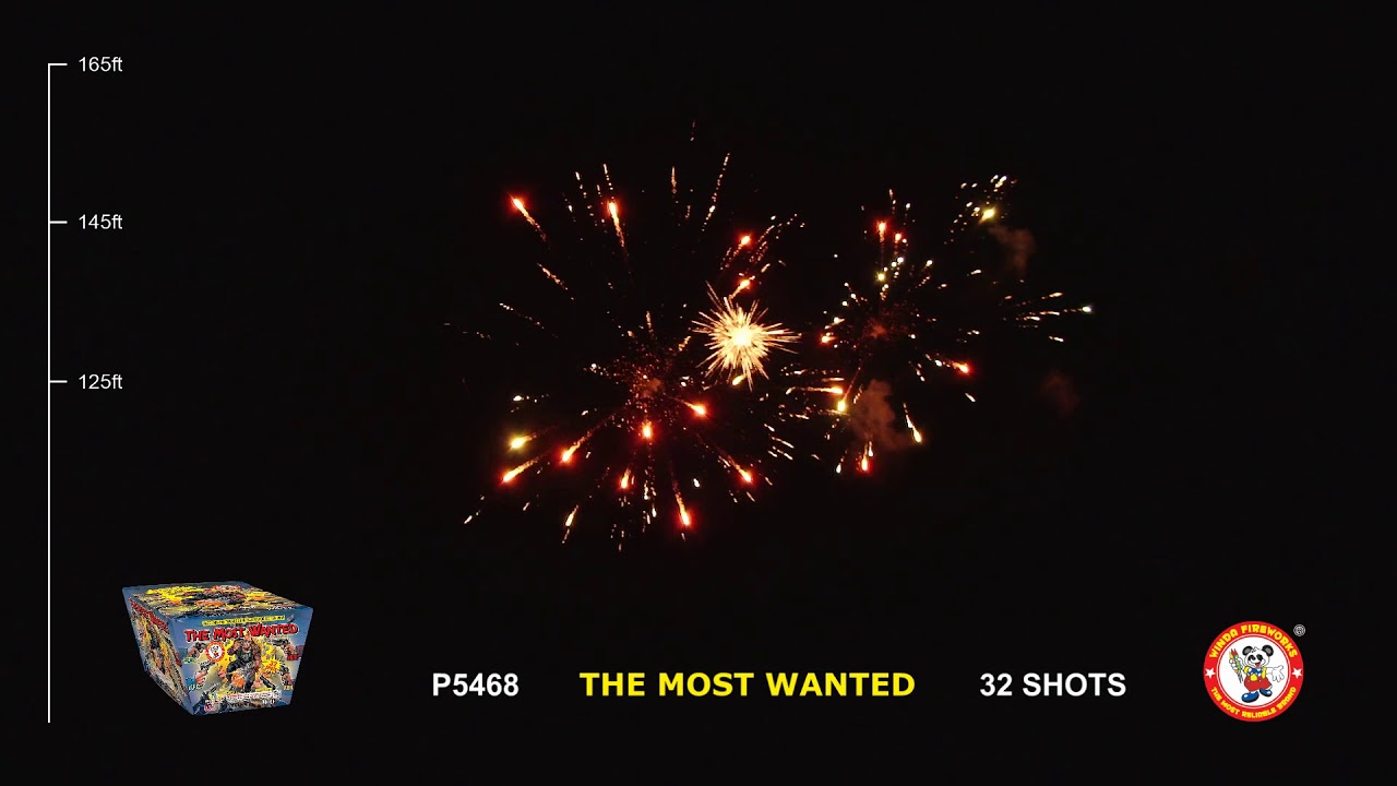 P5468 THE MOST WANTED 32'S WINDA FIREWORKS - YouTube