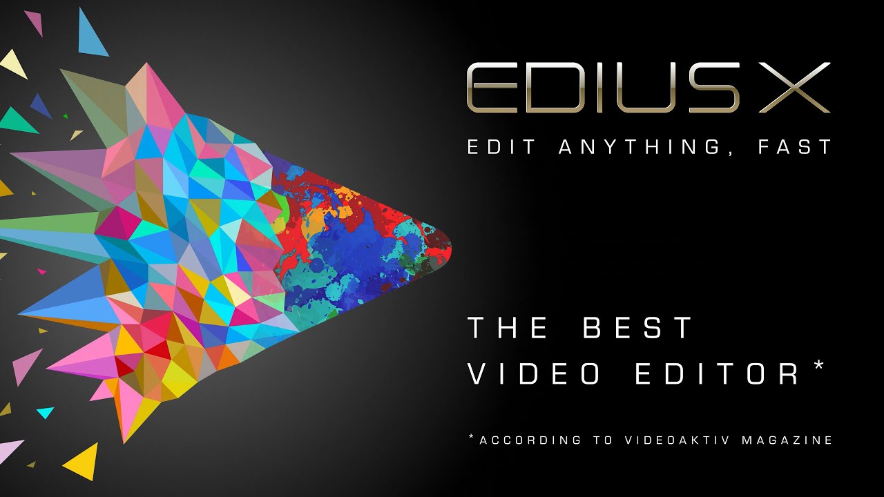 Grass Valley EDIUS X - the best video editor! - YouTube