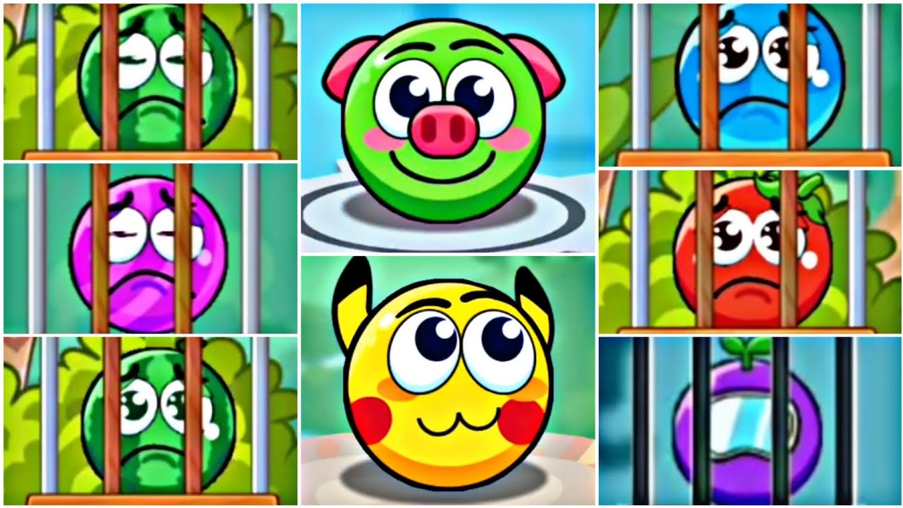 Red Bounce Ball Heroes (Beta) - All Friends Rescue Part 1 Like Red Ball ...