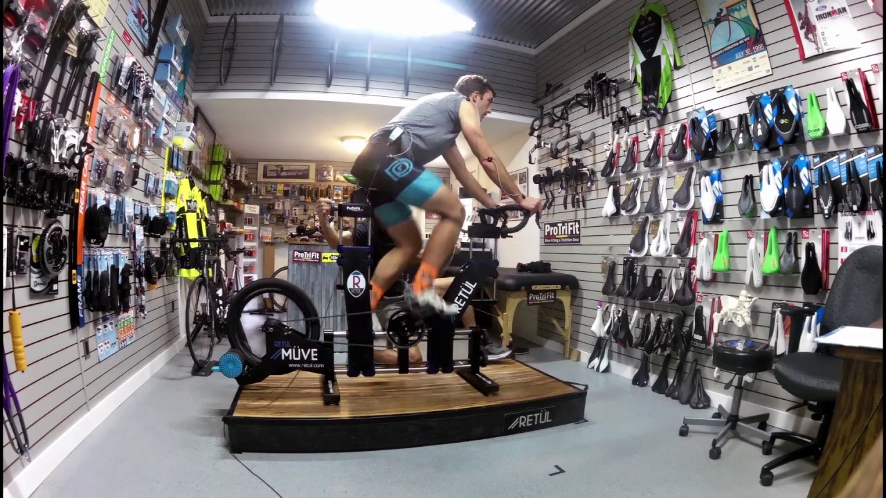 Time Lapse Bike Fit on Retul MUVE Adjustable Bike - YouTube
