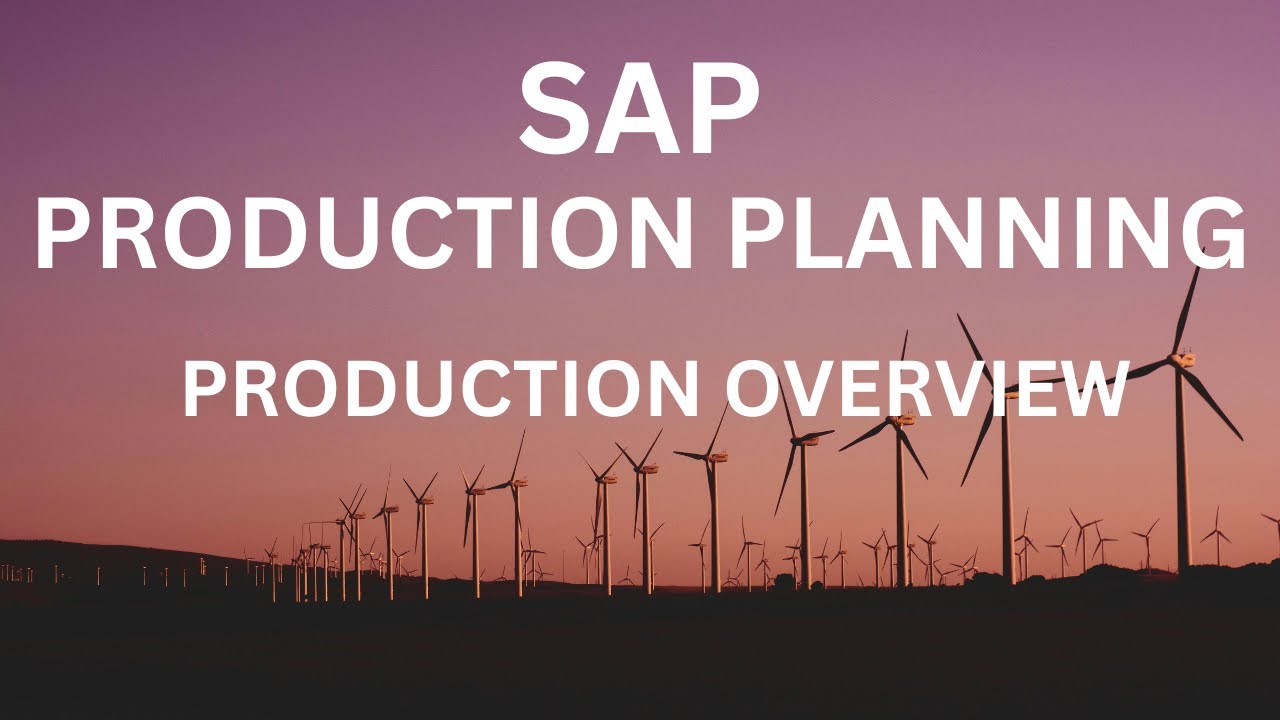 The Future Of Manufacturing: SAP HANA Production Planning - YouTube