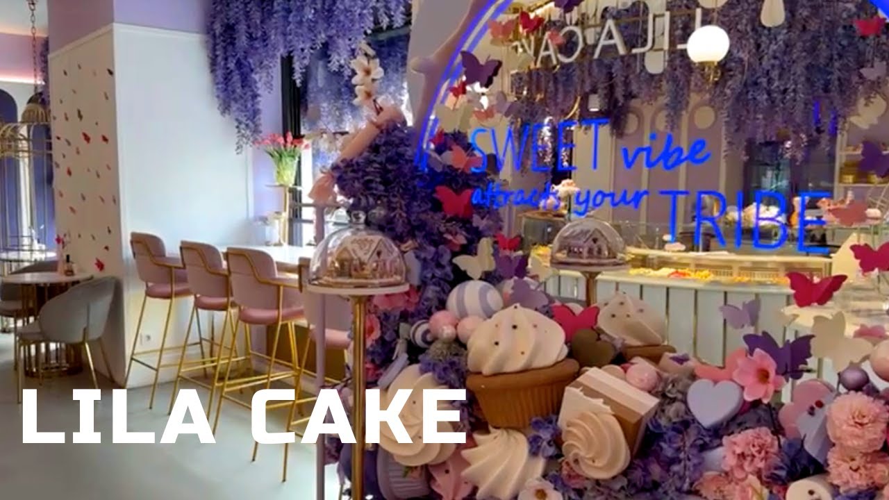 Lila Cake. Fabulous Place for Children and Adults. Delicious Desserts ...