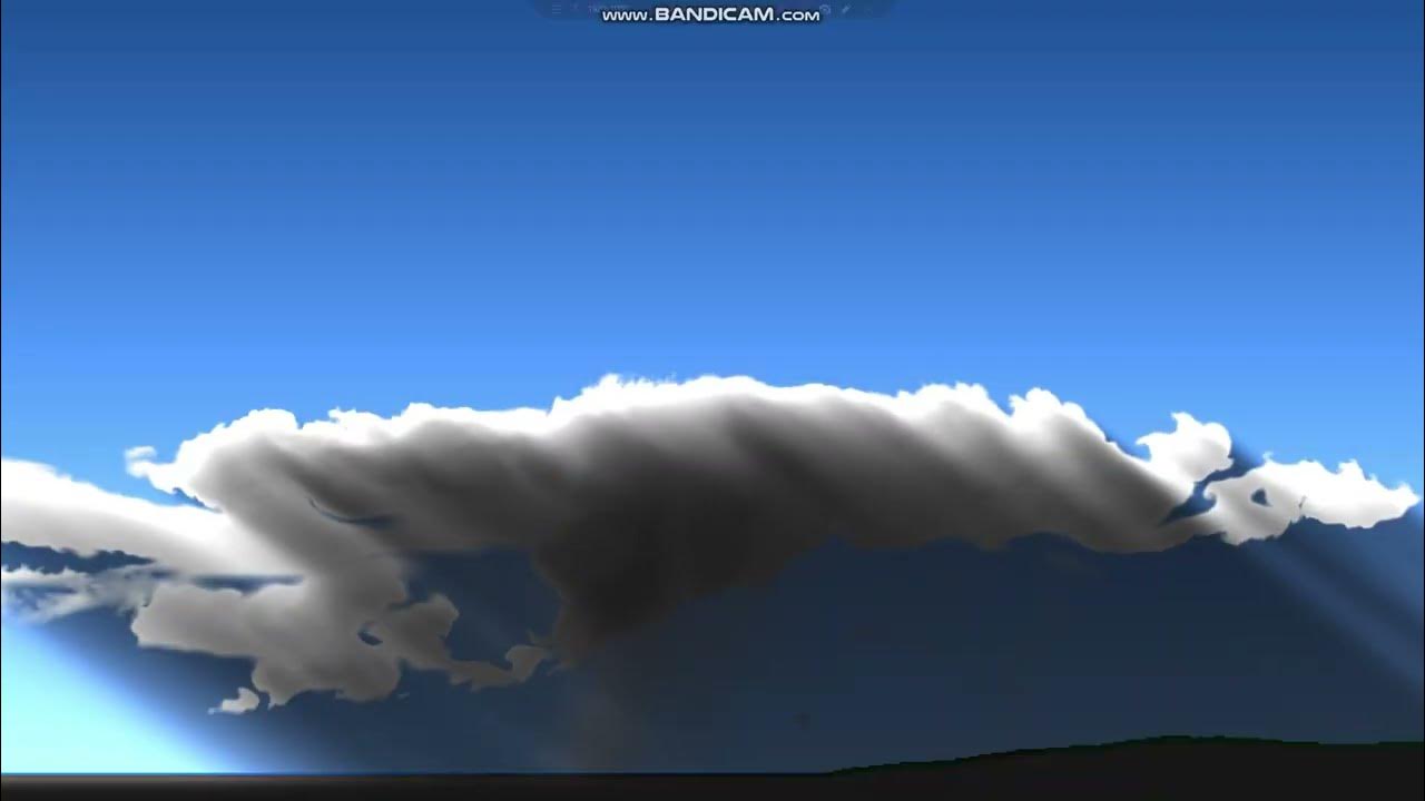Strong Multicells thunderstorms and Supercell (Weather Sandbox Simulation) - YouTube