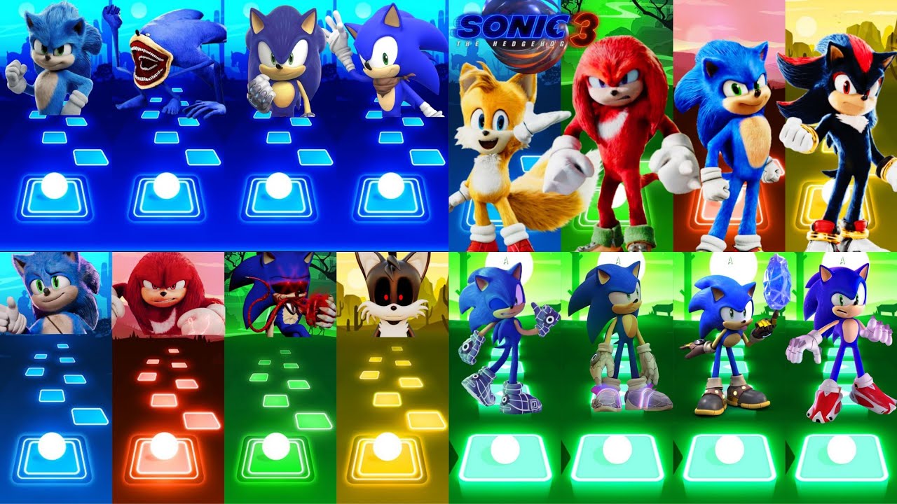 All Character Megamix | Sonic - Knuckles - Shin Sonic - Shadow - Sonic ...