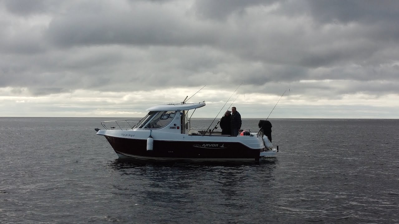 I will not beat that for small, Arvor boat fishing Isle of Man - YouTube