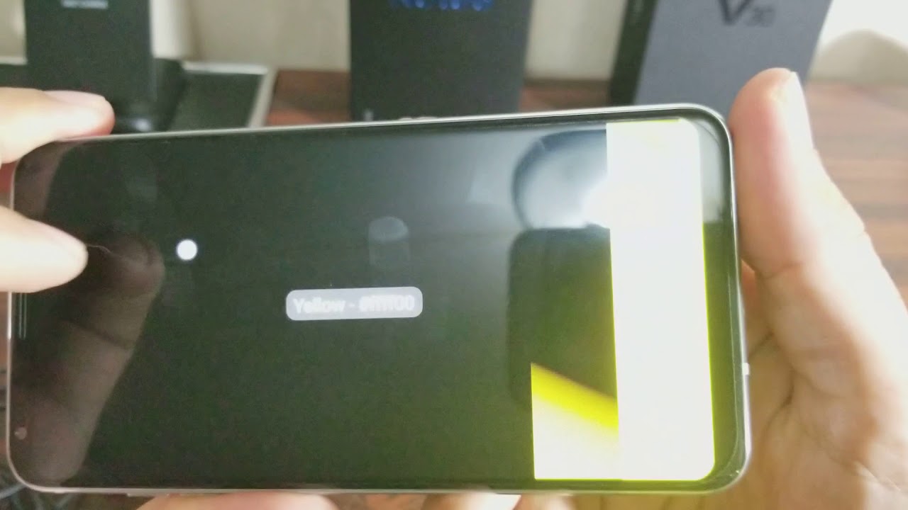 Lg v30 Screen Test. Screen burn in? - YouTube