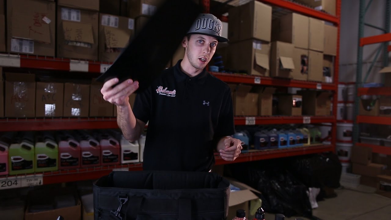 Adam's Polishes Detail Travel Bag - YouTube