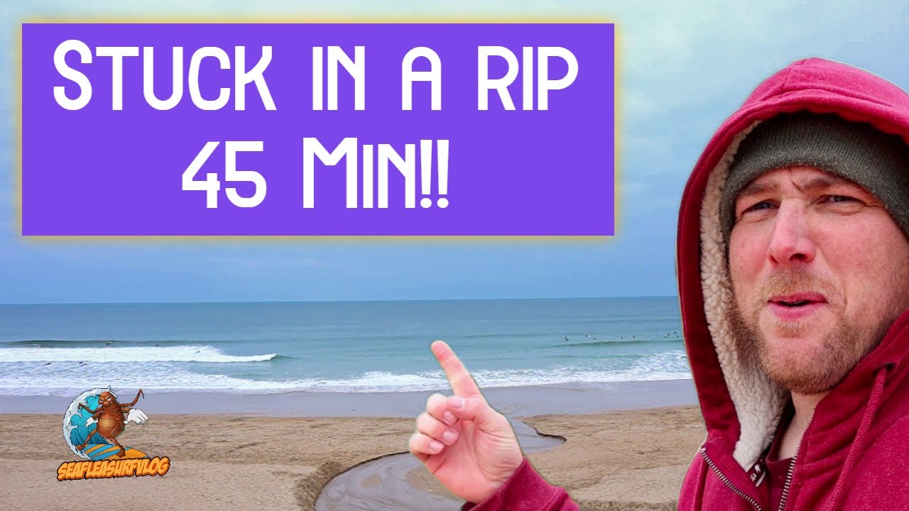 How i got stuck in a rip for 45min & survived, Praa Sands, New Board ...
