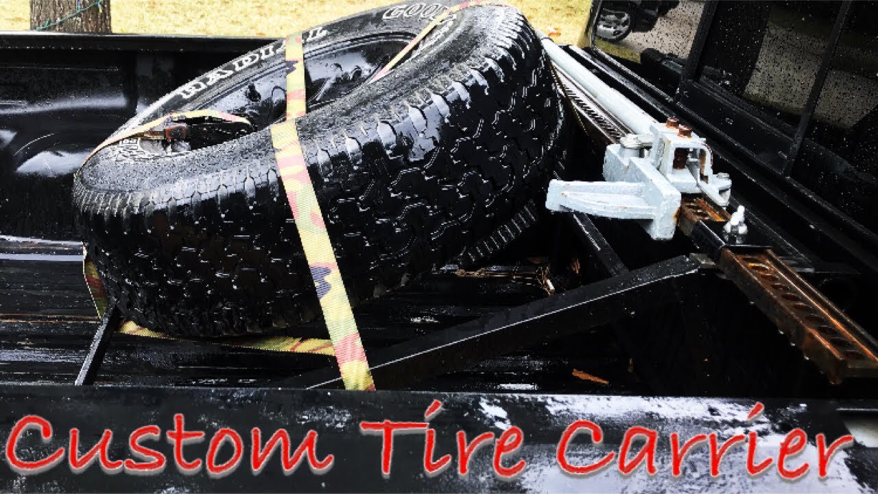 Ford Ranger: Custom In Bed Tire Carrier & HiLift Jack Build Pt.1 - YouTube