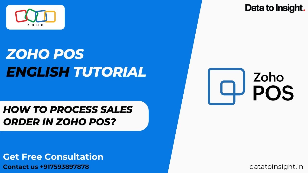 How to Process a Sales Order in Zoho POS? | Formerly known as Zoho ...