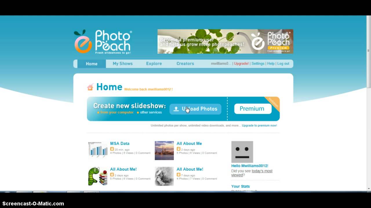 My Screencast- photopeach tutorial - YouTube