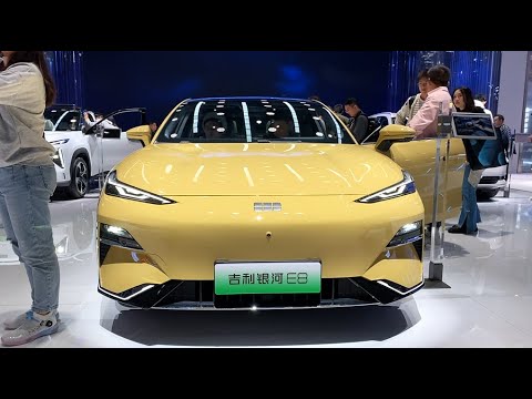 2024 Geely Galaxy E8 PHEV FirstLook Walkaround—2023 Guangzhou Motor Show - YouTube