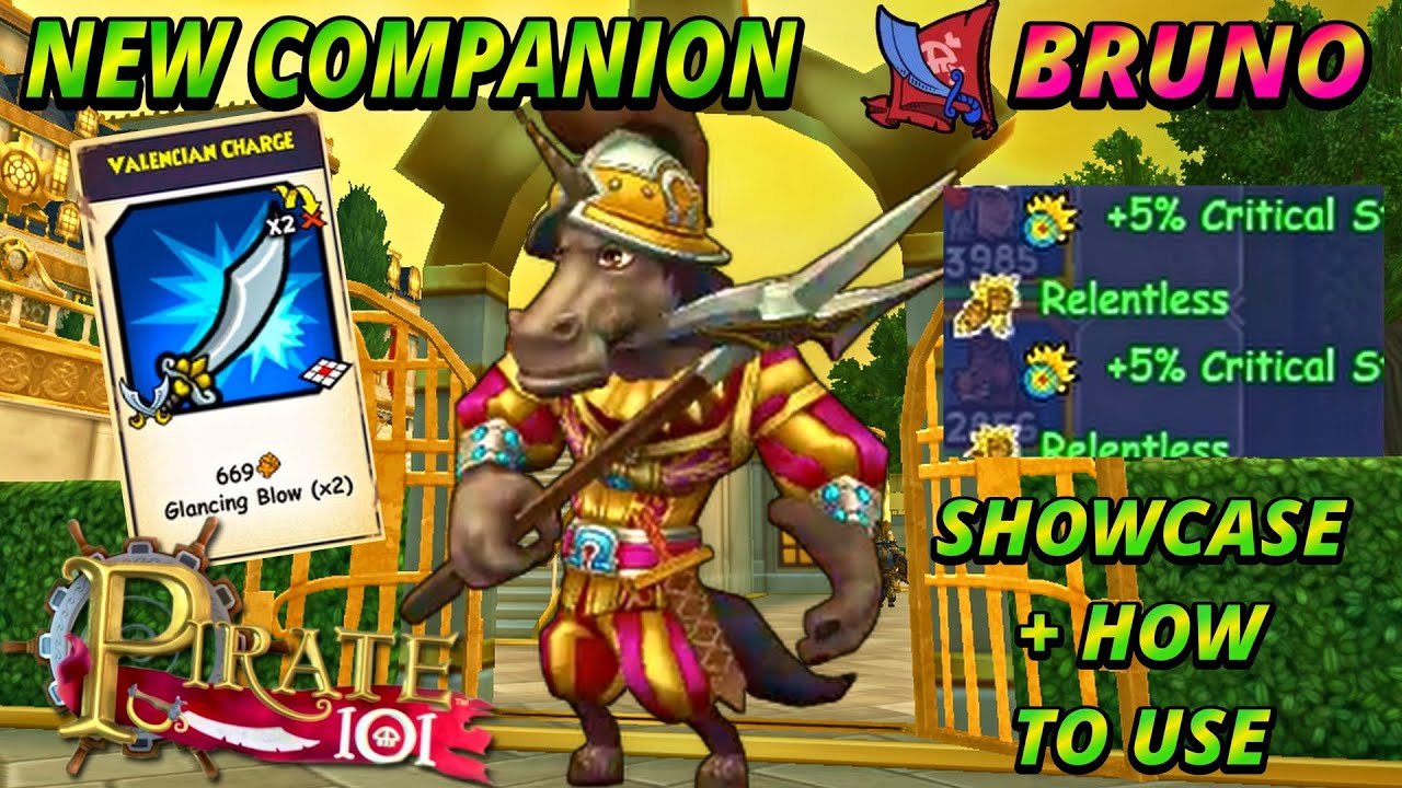NEW COMPANION SHOWCASE AND BEST USE PIRATE101 - YouTube