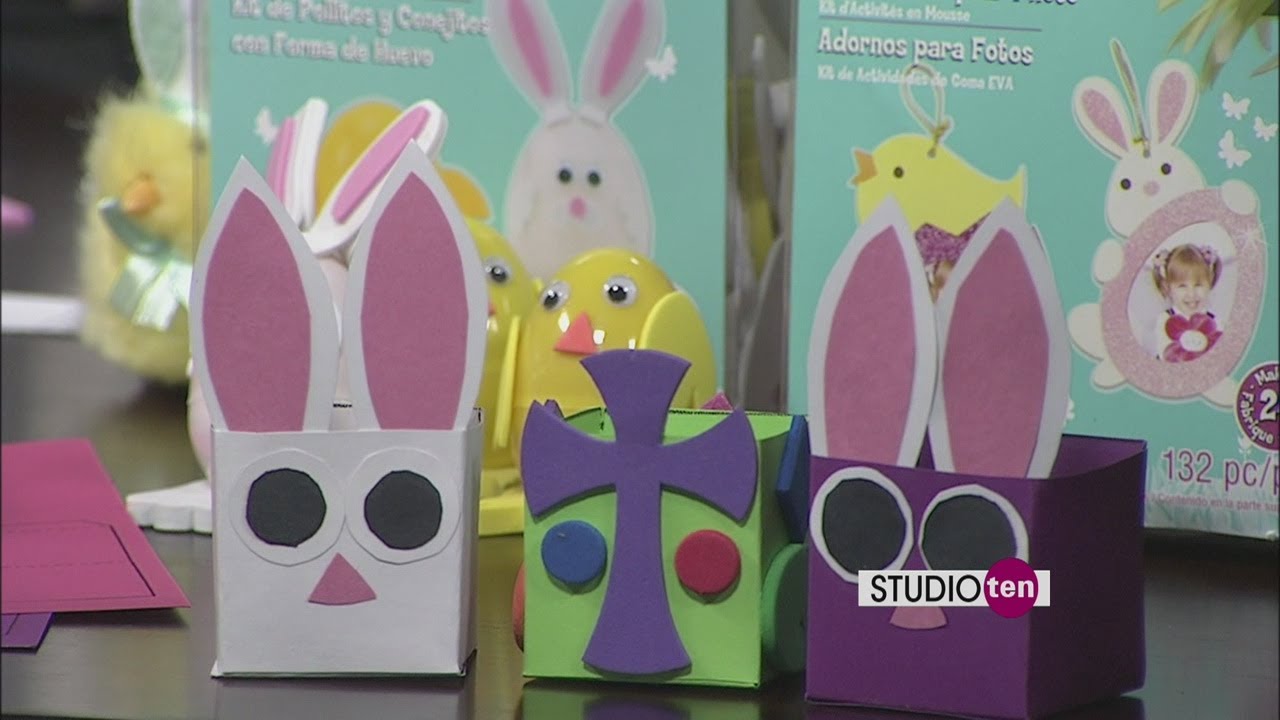 studio10: easter decorations and craft ideas from michael's - YouTube
