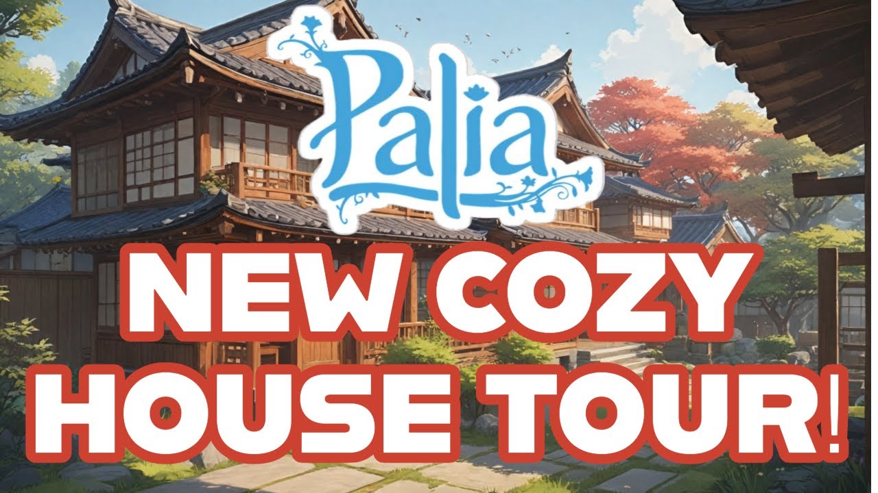 I tour a COZY HOUSE PLOT in Palia! Build Decorate Decor with flowers ...