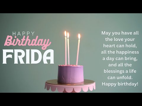 FRIDA BIRTHDAY COUNTDOWN⏰🎂| HAPPY BIRTHDAY FARIDA🎂🎉🎁| #farida #happybirthdaysong #cake #fyp #