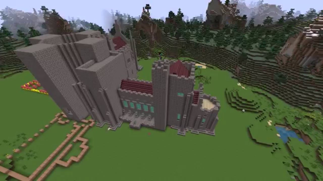 Minecraft Historic Buildings - Fonthill Abbey part 2/3 - YouTube