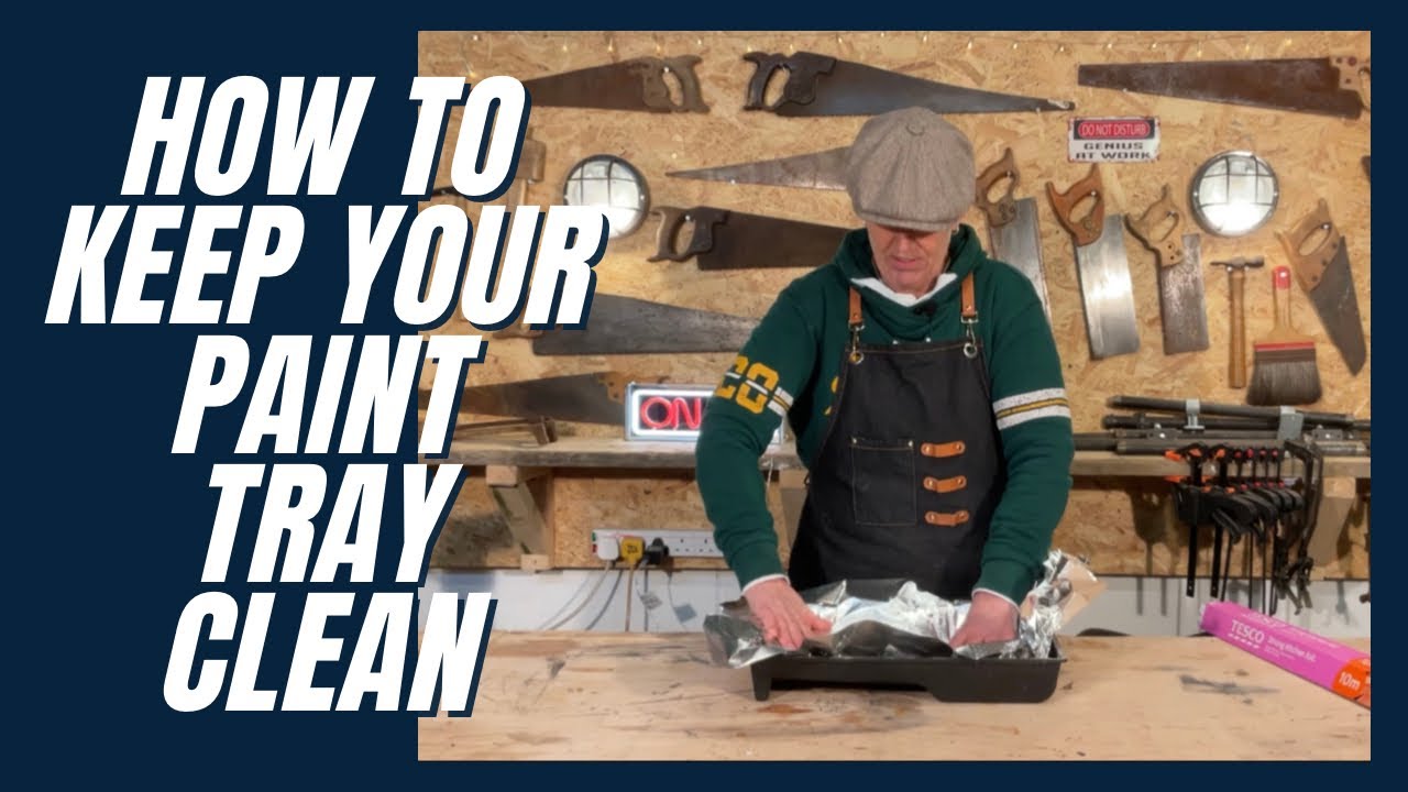 EASY TIP To Keep Your Paint Tray Clean | DIY For Beginners - YouTube