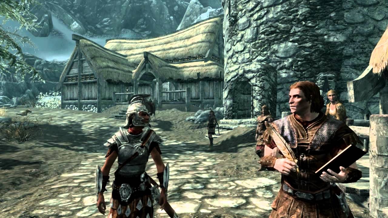 All Skyrim intro dialogue for all races - YouTube