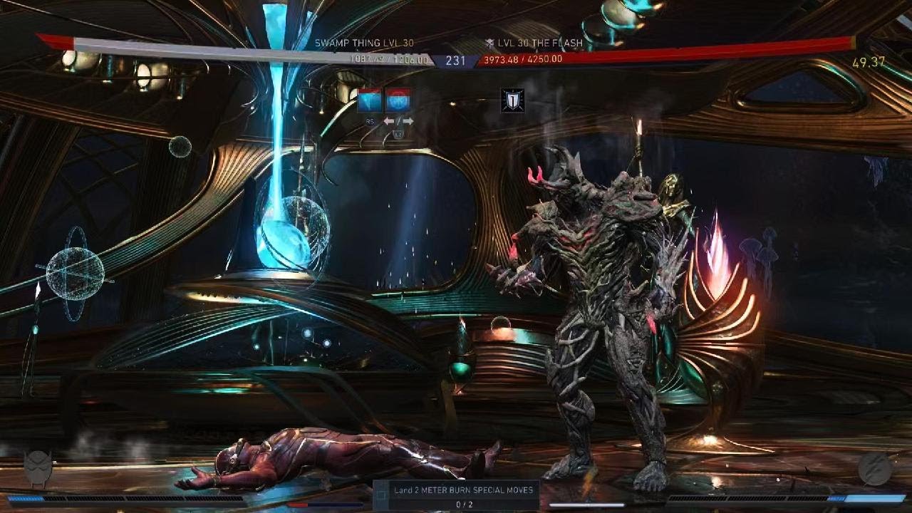 Flash vs sandman in Atlantis - YouTube
