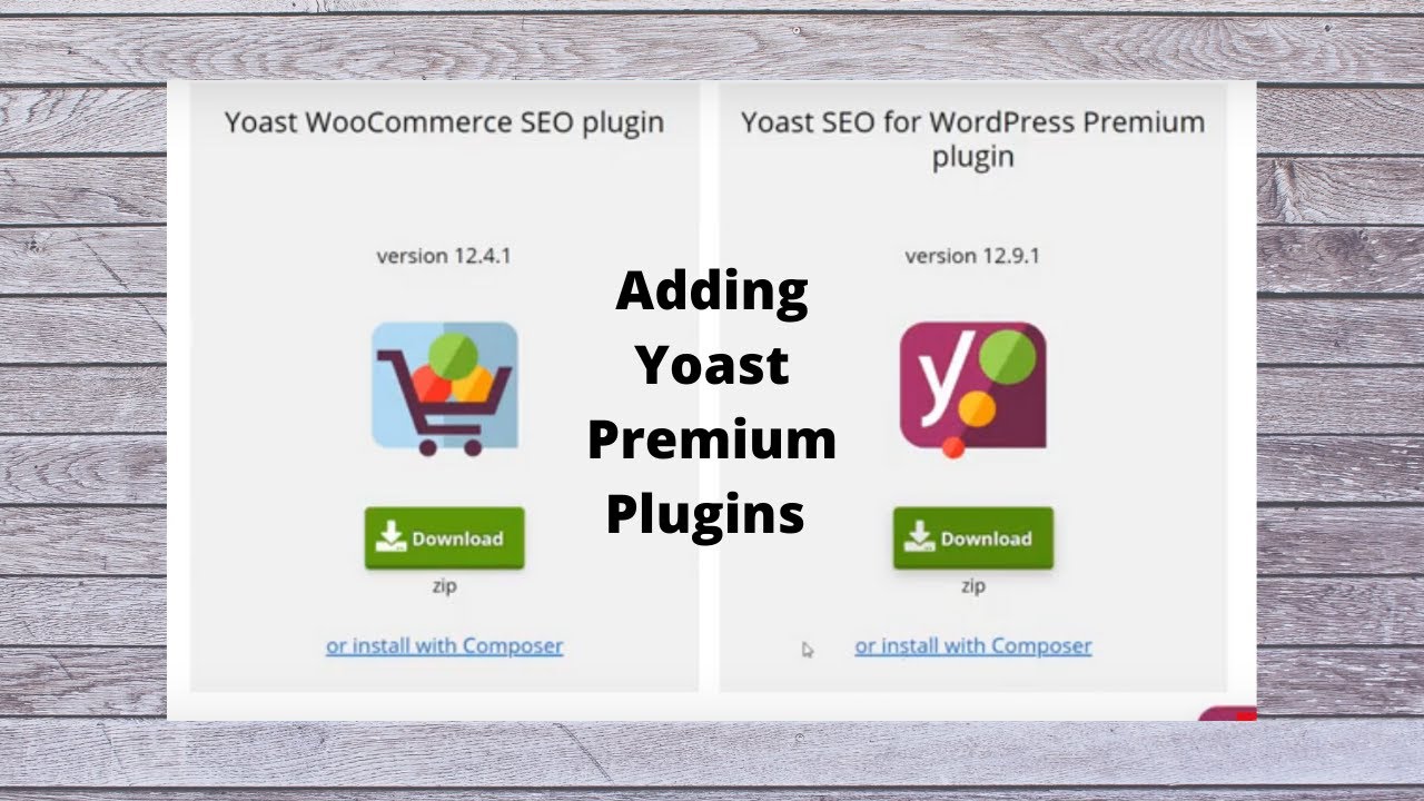 Adding The Yoast SEO For WordPress Premium And WooCommerce Plugin - YouTube