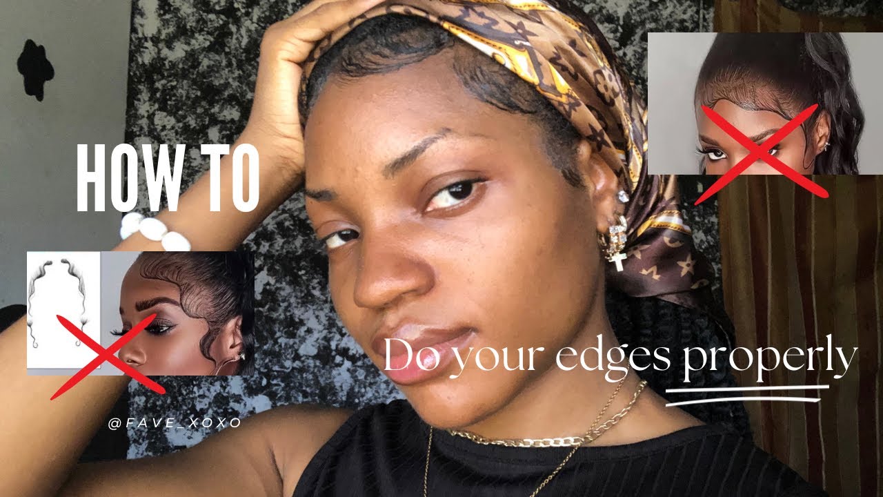 HOW TO LAY YOUR 4C EDGES CORRECTLY - YouTube