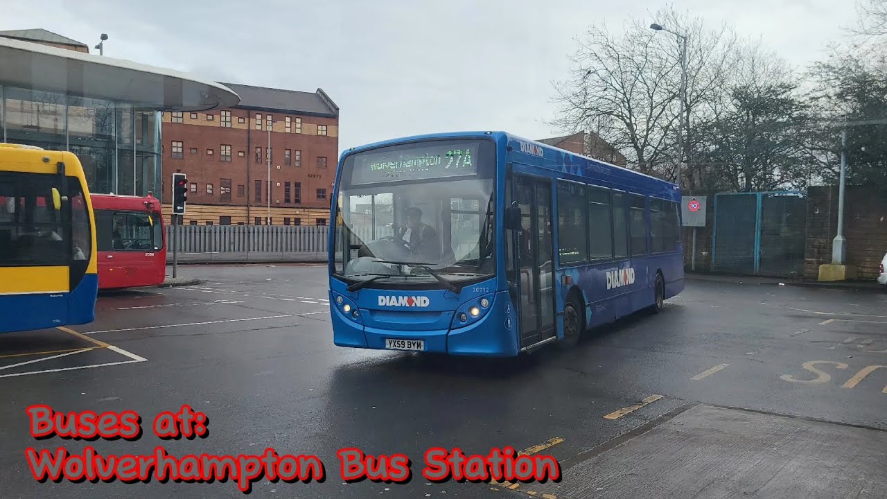 Buses at: Wolverhampton Bus Station, 14/02/2024 - YouTube