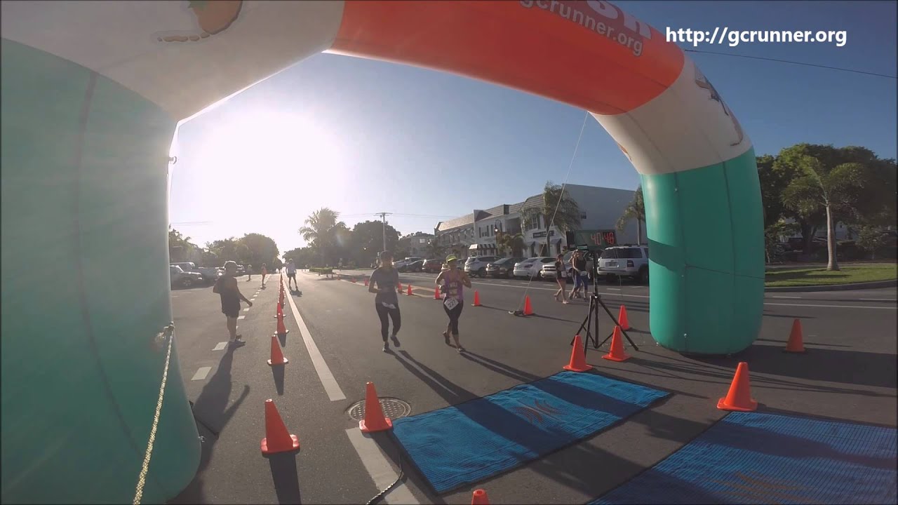2015 Tropicool 5K - Finish line Video - Gulf Coast Runners - YouTube