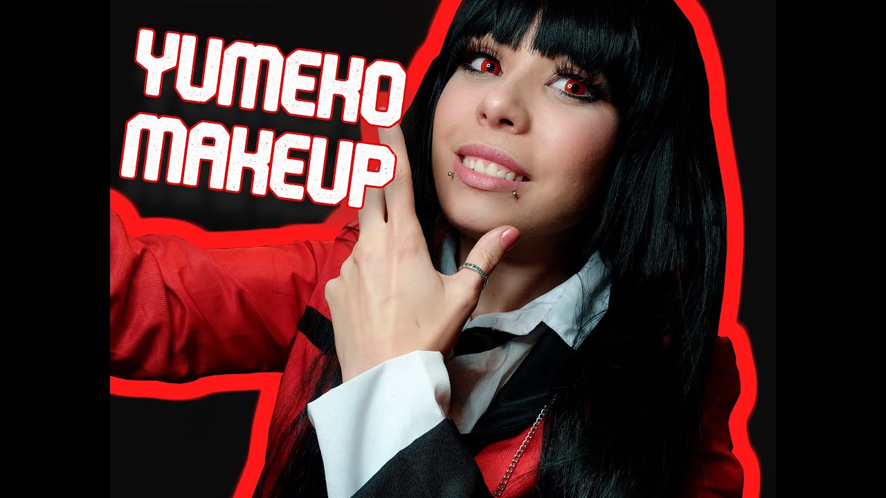 How to make YUMEKO'S MAKEUP from KAKEGURUI (COSPLAY MAKEUP) - YouTube