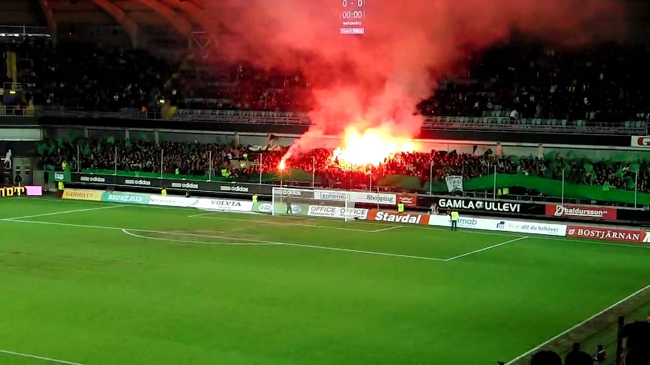 GAIS-klackens bengaler mot IFK 091005 - YouTube