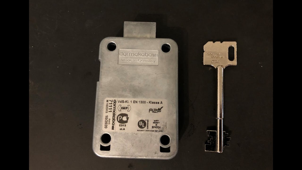 locksport: Dormakaba Mauer 71111 President A picked and gutted - YouTube