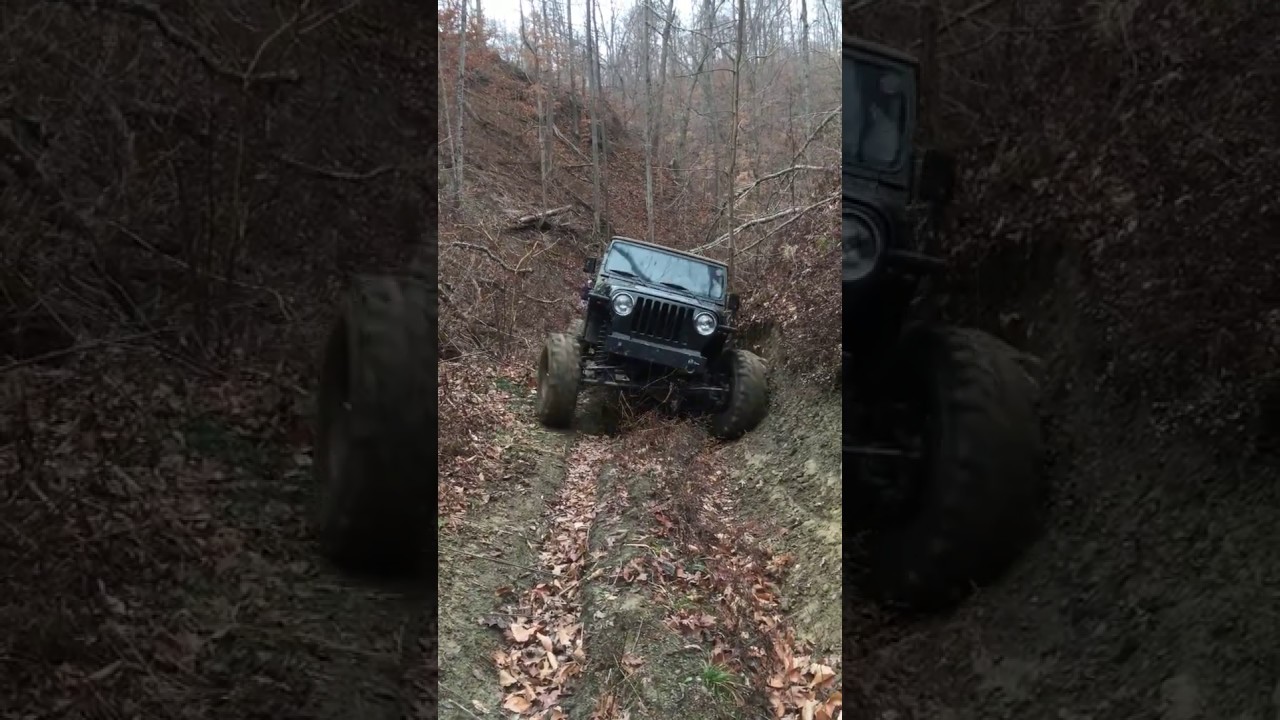 Wrangler TJ one ton axles 4cyl 5 speed - YouTube