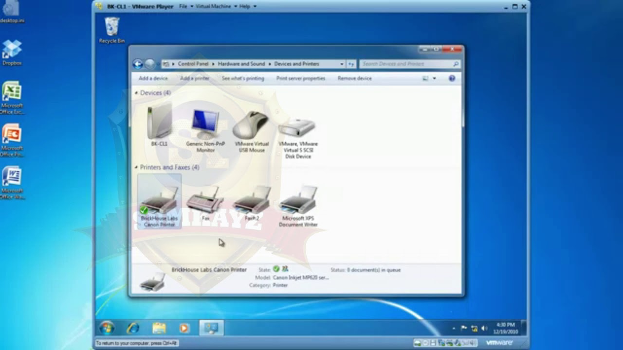 Windows 7 Printer Sharing - How to share printer on a Network - YouTube