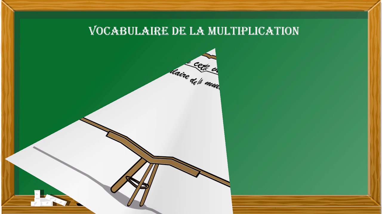 Vocabulaire de la multiplication - YouTube