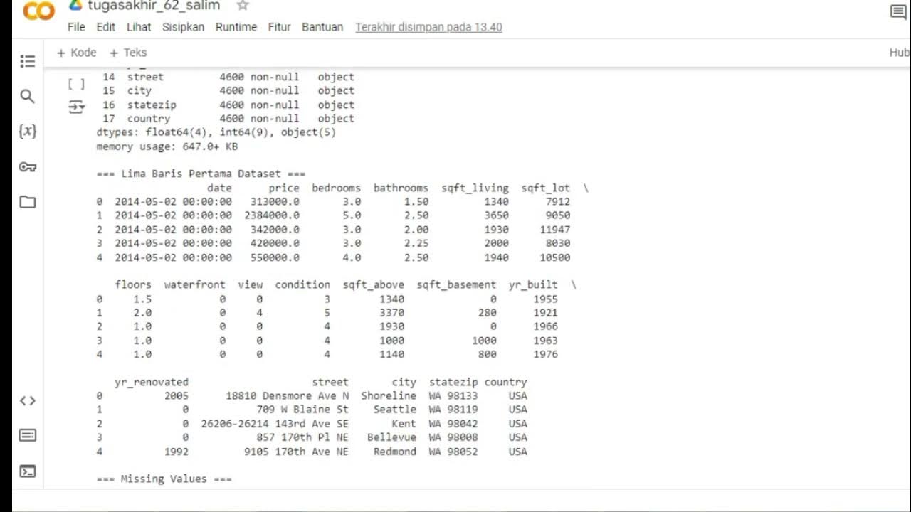 Final Project Data Science Sanbercode Batch 62 Mr Cho Si Pembeli Rumah yang keren - YouTube