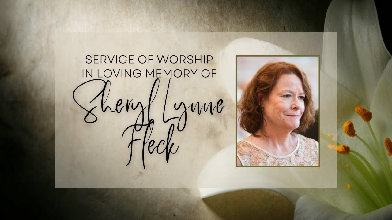 Sheryl Fleck Funeral - April 28, 2023 - YouTube