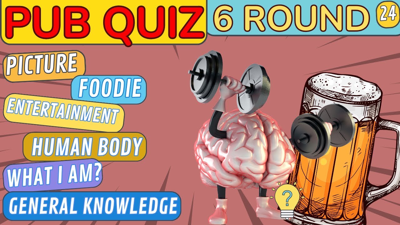 Virtual Pub Quiz Showdown: Test Your Knowledge! Pub Quiz 6 Rounds. No ...