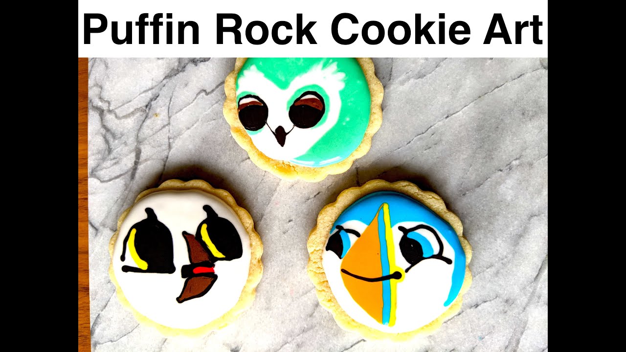 Puffin Rock Cookie Art | Baba & Oona - YouTube