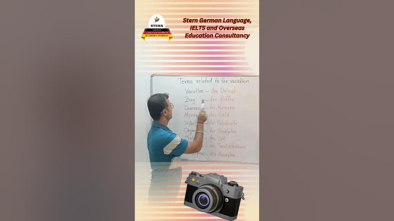 "German Vocabulary: Vacation Terms 🏖️ | Learn German for Holidays ...