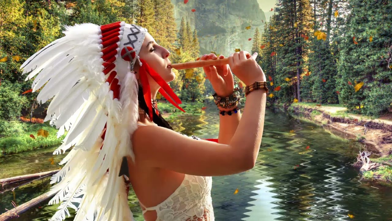 Cleanse The Aura Of Negative Energies | Relaxing Native American Flute ...