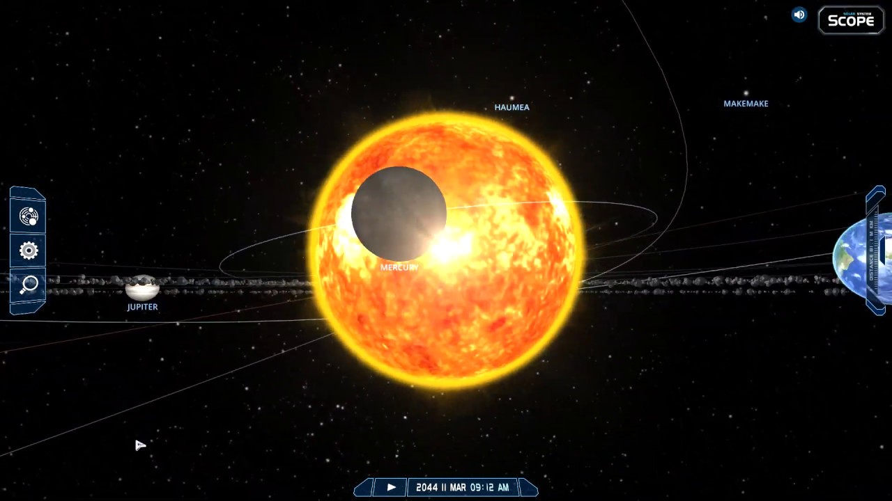 Satisfying 3D Solar System video with Halley's Comet - YouTube