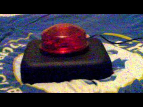 Signal Star 1889 Halogen Pancake Dashlight Flashing In The Dark - YouTube