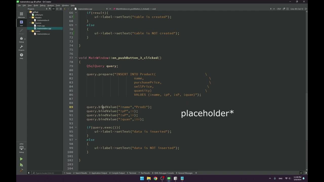 [10] Connecting application to Database [SQLite] - YouTube